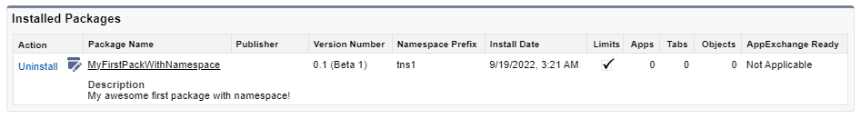 How to Define a Namespace for Packages in Salesforce DX
